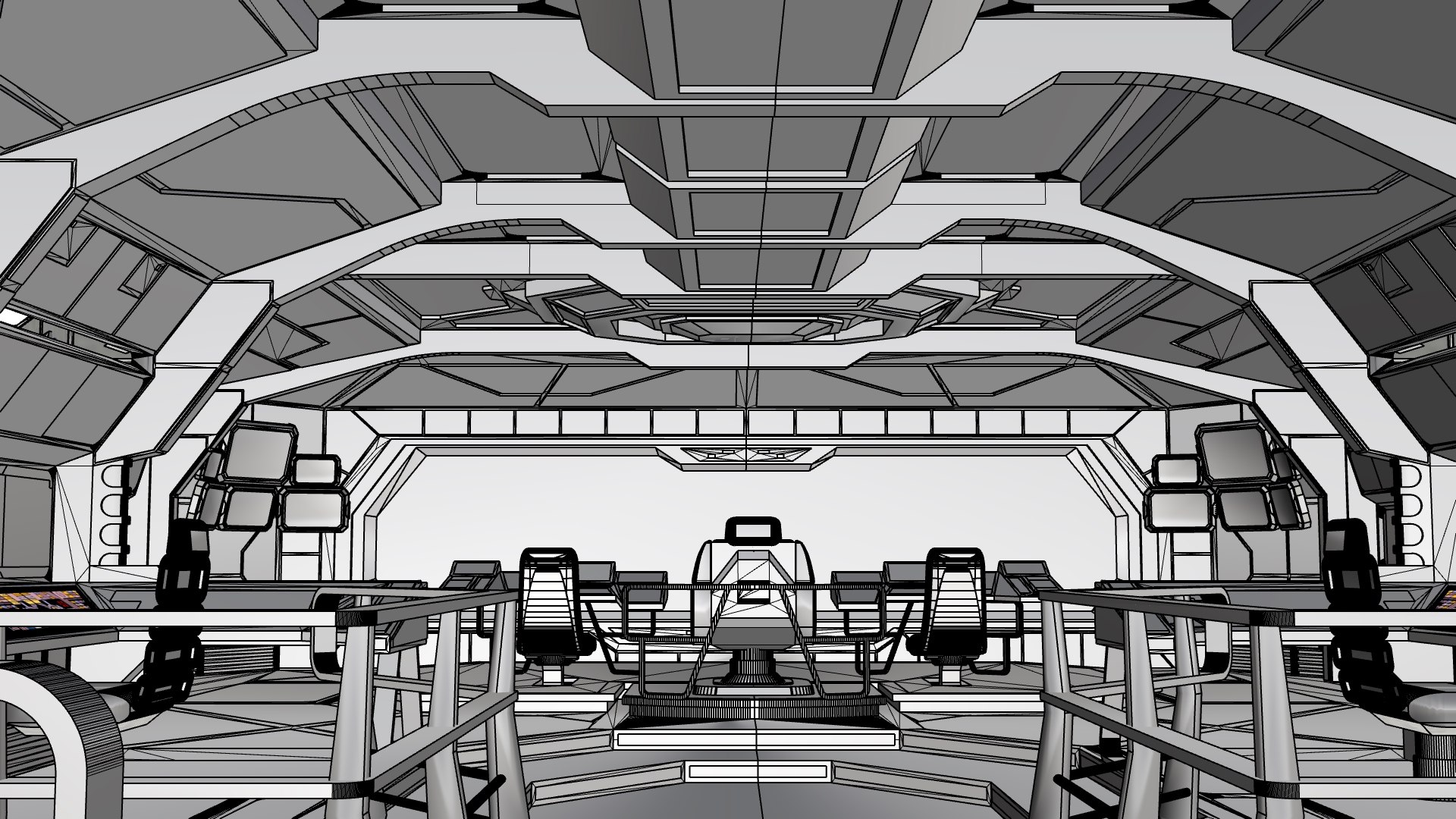 Sci-Fi Space Control Room 3D - TurboSquid 2024547