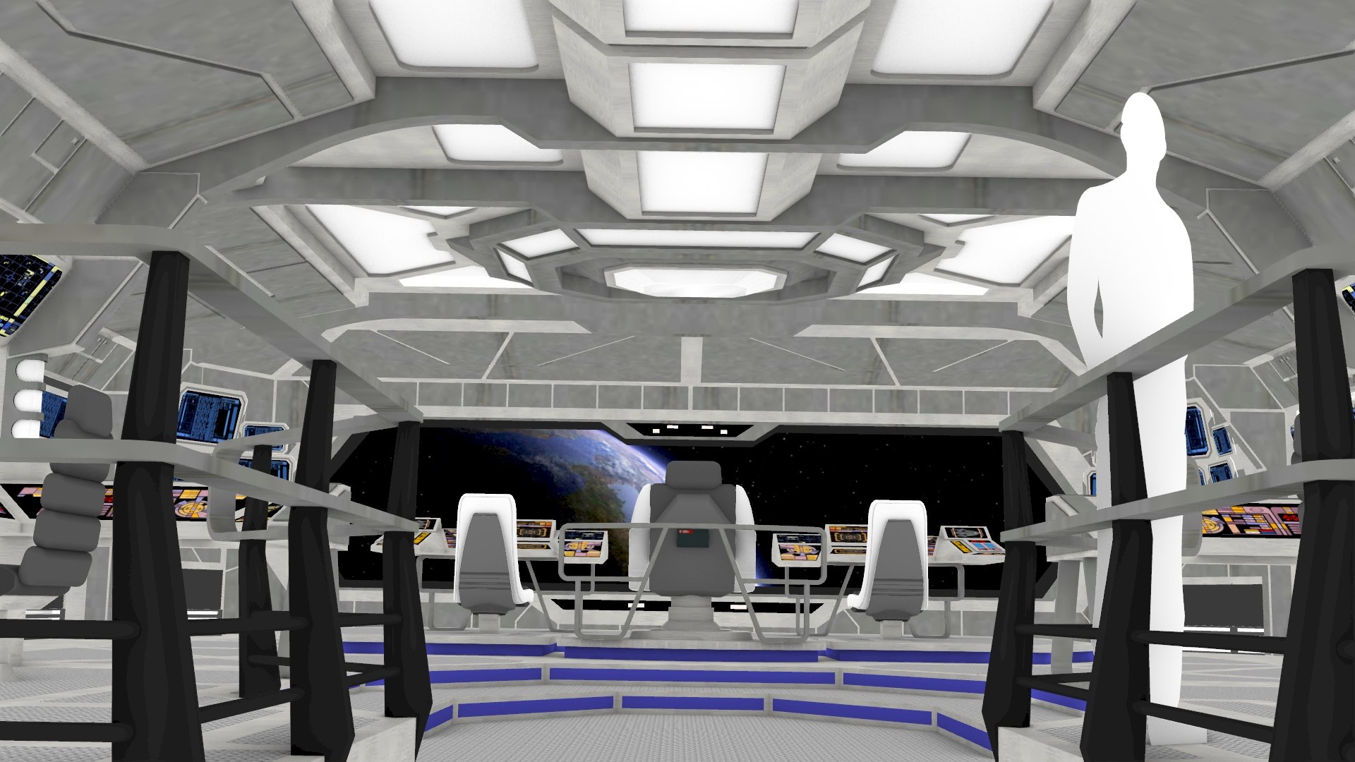 Sci-Fi Space Control Room 3D - TurboSquid 2024547