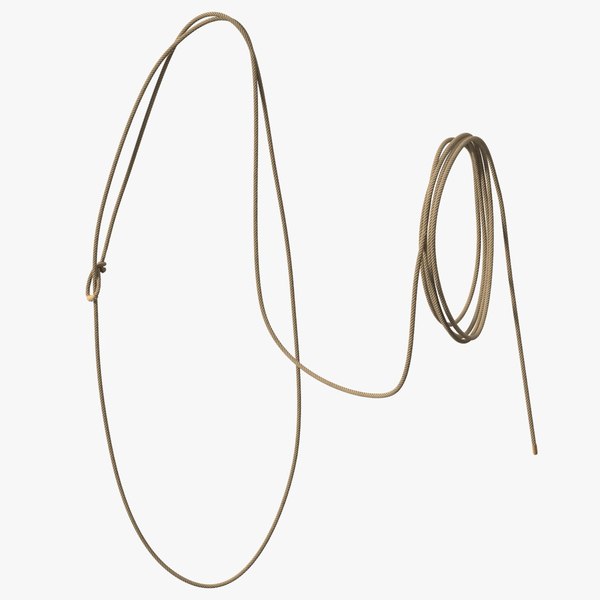 modelo 3d Posición de captura de cuerda de lazo occidental natural ...