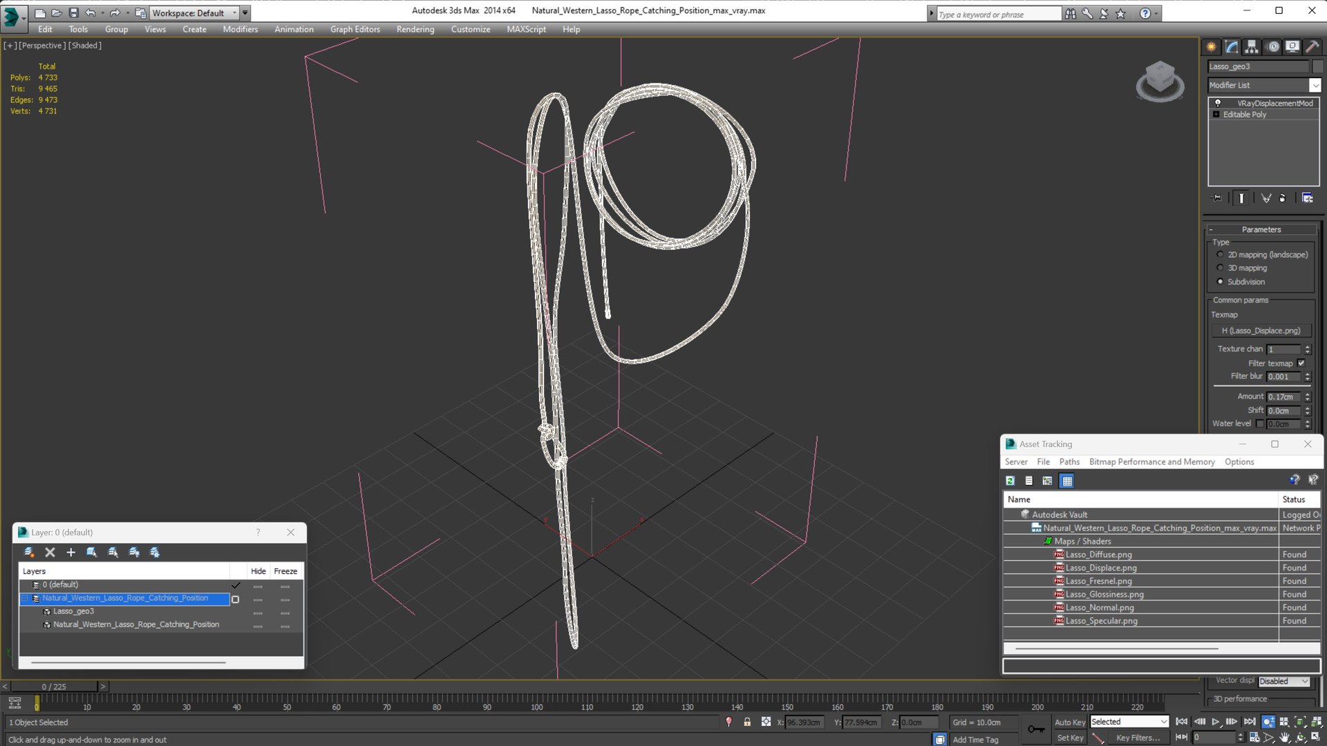 3D Natural Western Lasso Rope Catching Position - TurboSquid 2161956