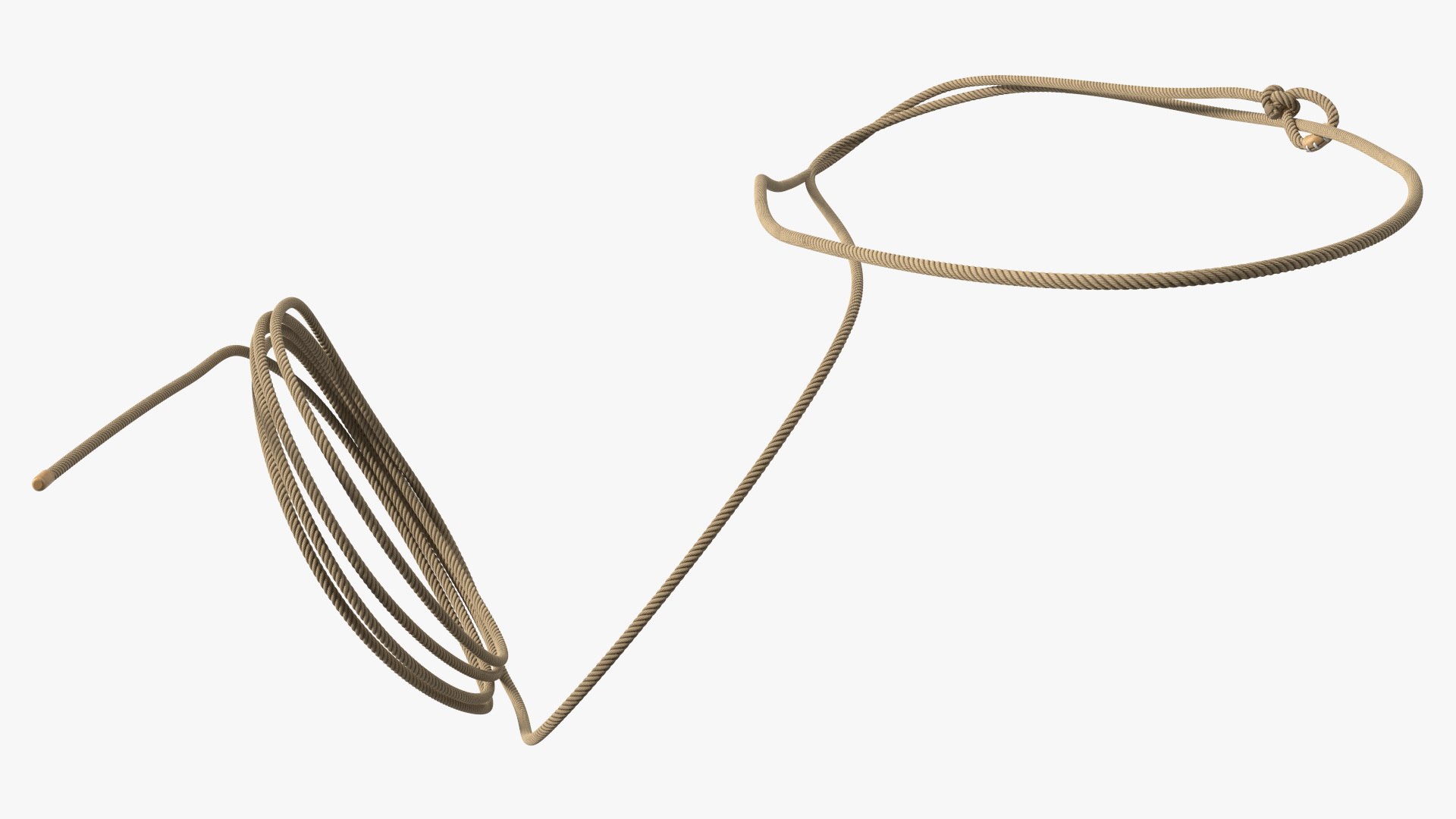 3D Natural Western Lasso Rope Catching Position - TurboSquid 2161956