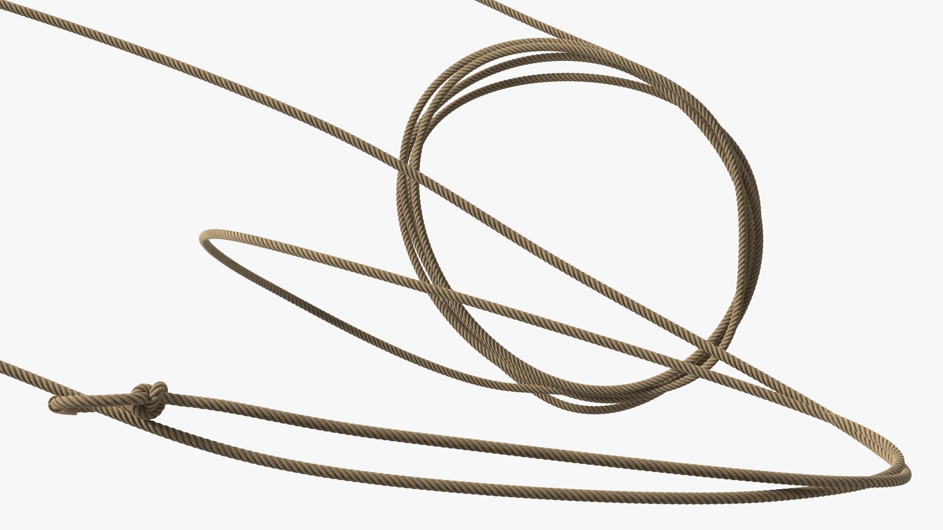 3D Natural Western Lasso Rope Catching Position - TurboSquid 2161956