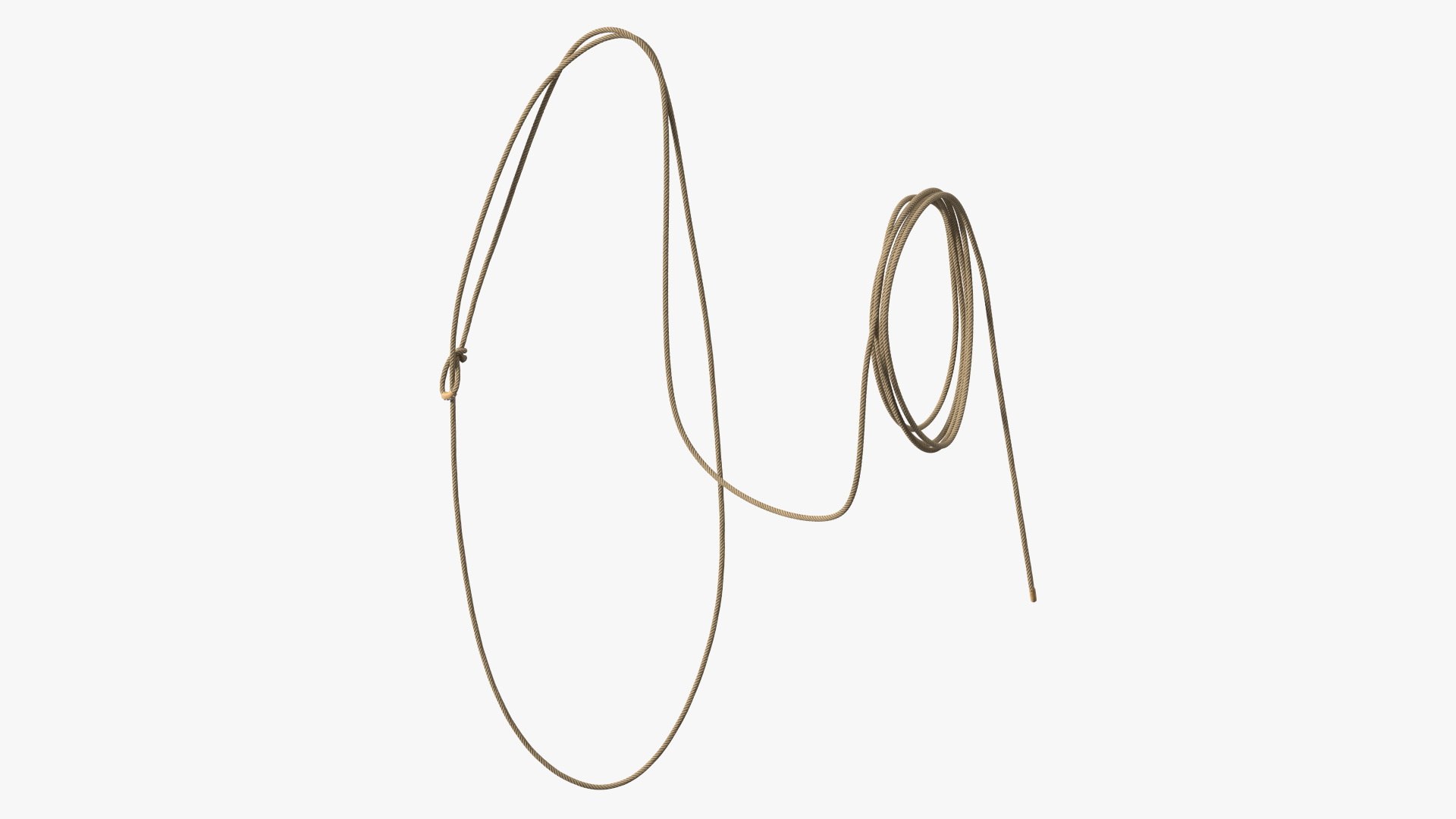 3D Natural Western Lasso Rope Catching Position - TurboSquid 2161956