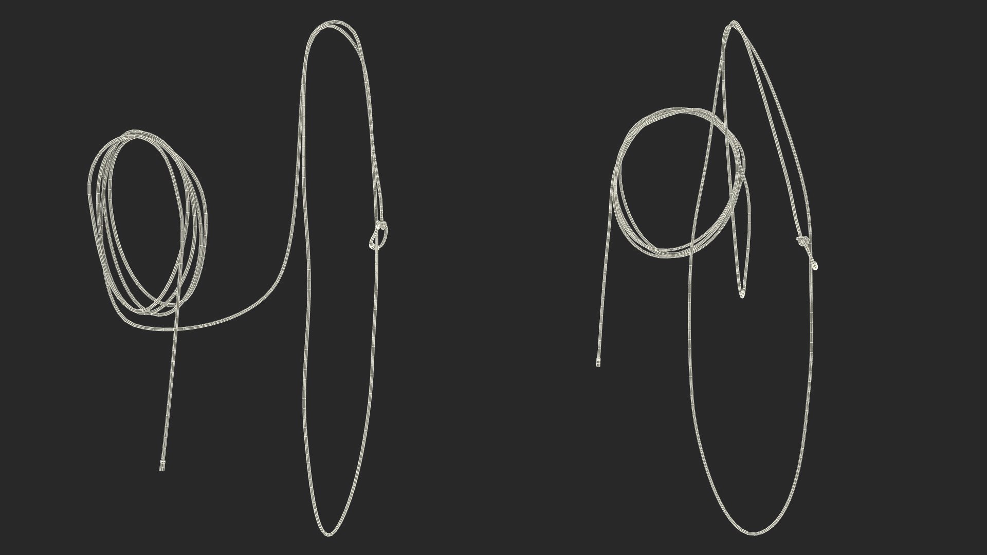 3D Natural Western Lasso Rope Catching Position - TurboSquid 2161956