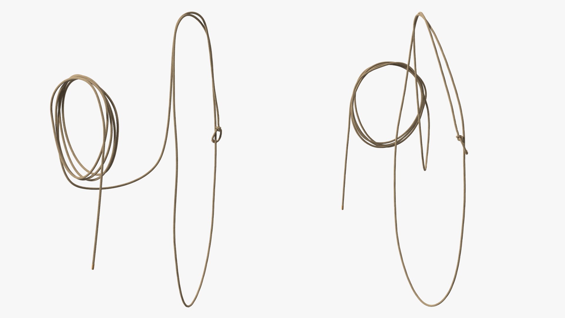 3D Natural Western Lasso Rope Catching Position - TurboSquid 2161956