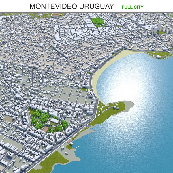 modelo 3d Montevideo, Uruguay - TurboSquid 1639804