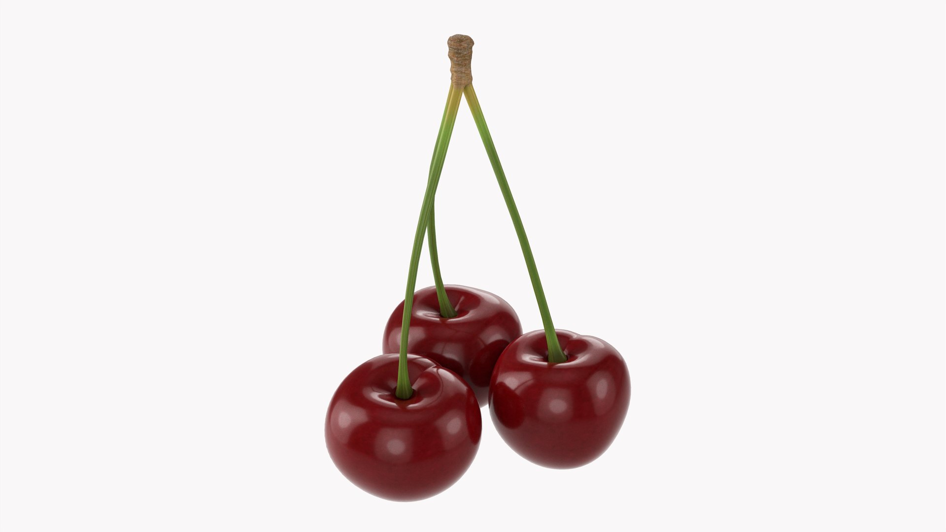 3D Cherry Triple - TurboSquid 1794145