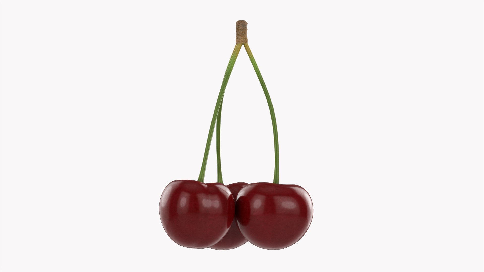 3D Cherry Triple - TurboSquid 1794145