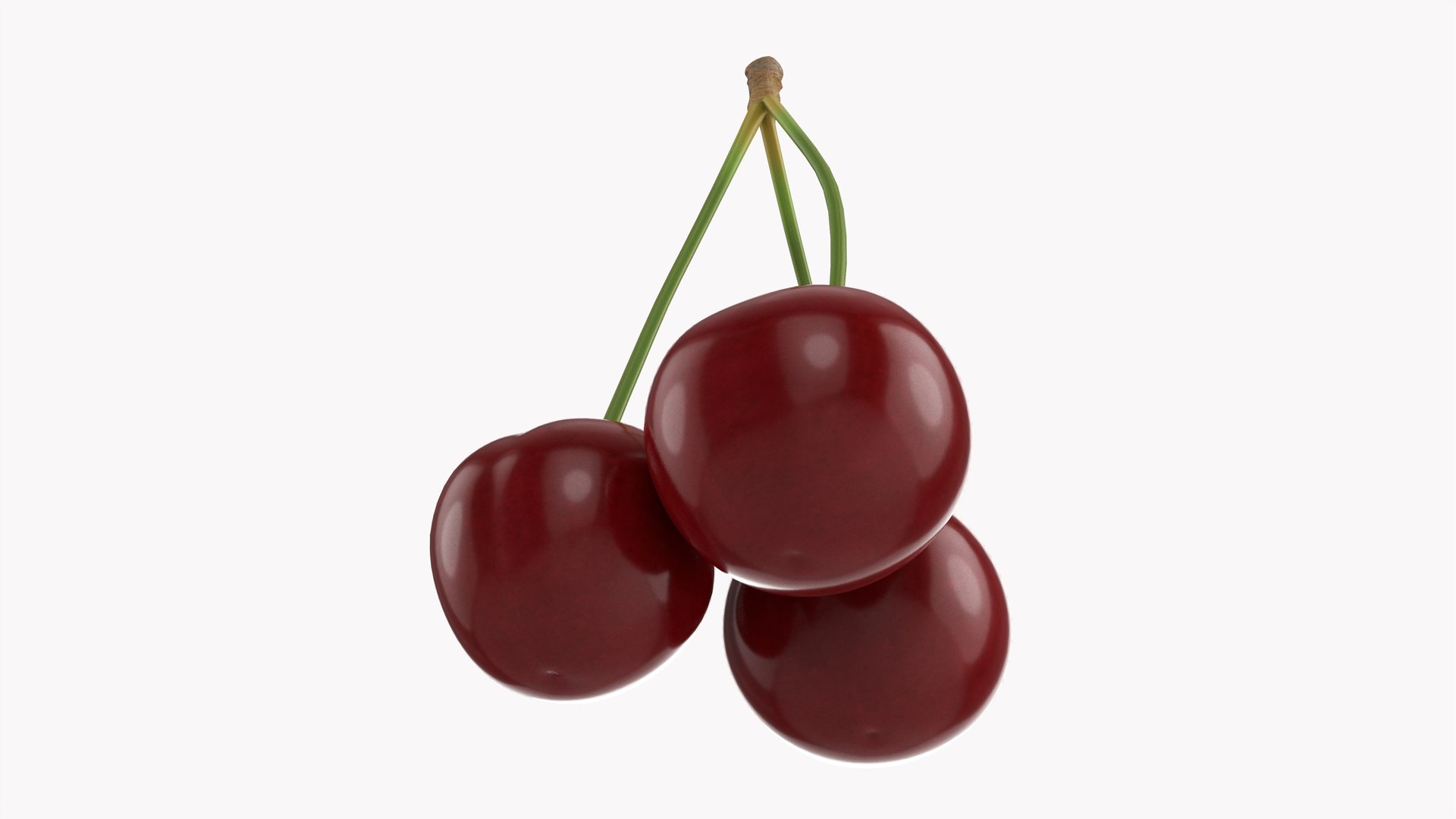 3D Cherry Triple - TurboSquid 1794145