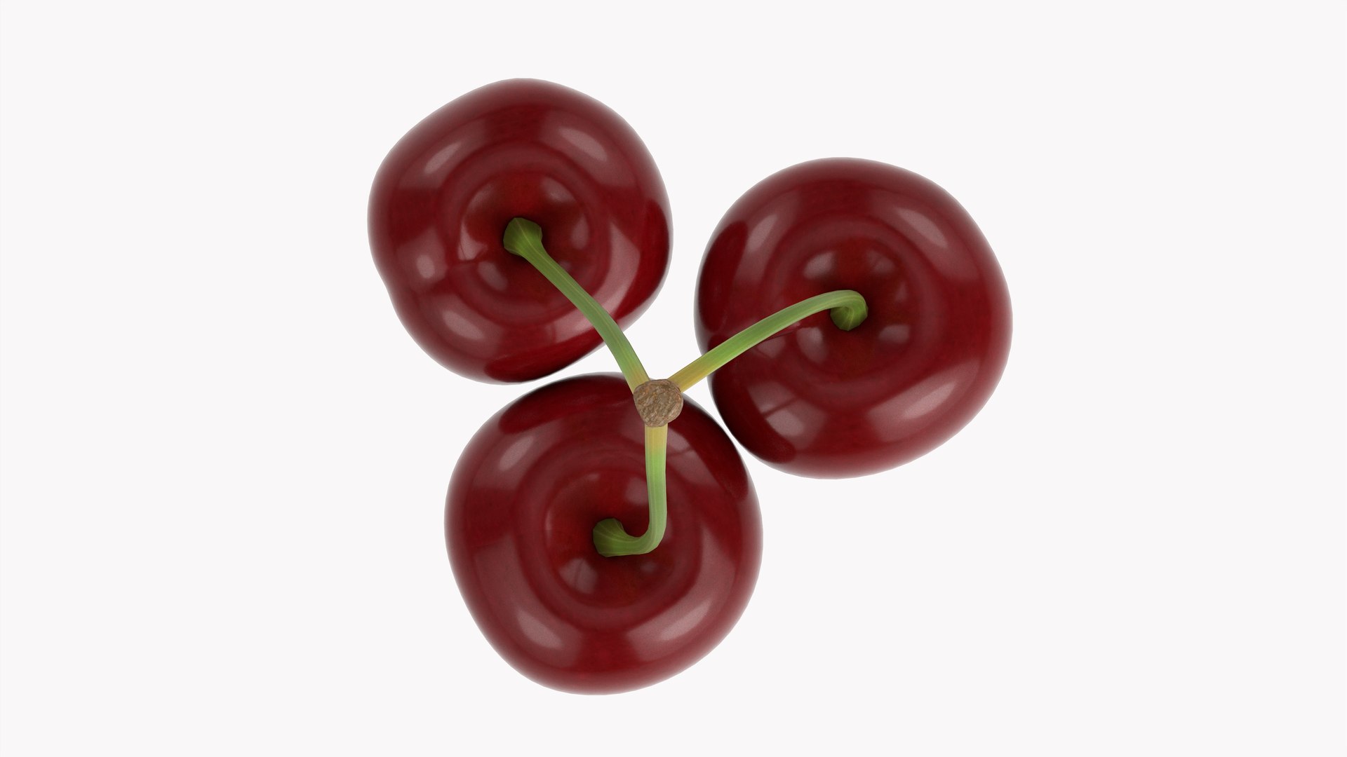 3D Cherry Triple - TurboSquid 1794145
