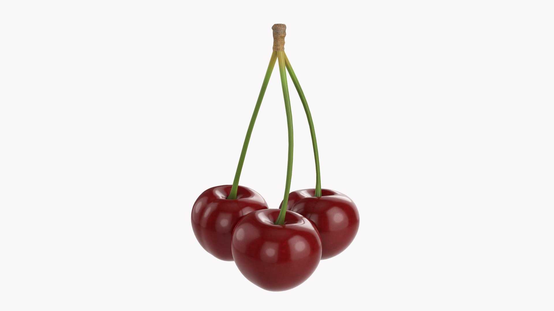 3D Cherry Triple - TurboSquid 1794145