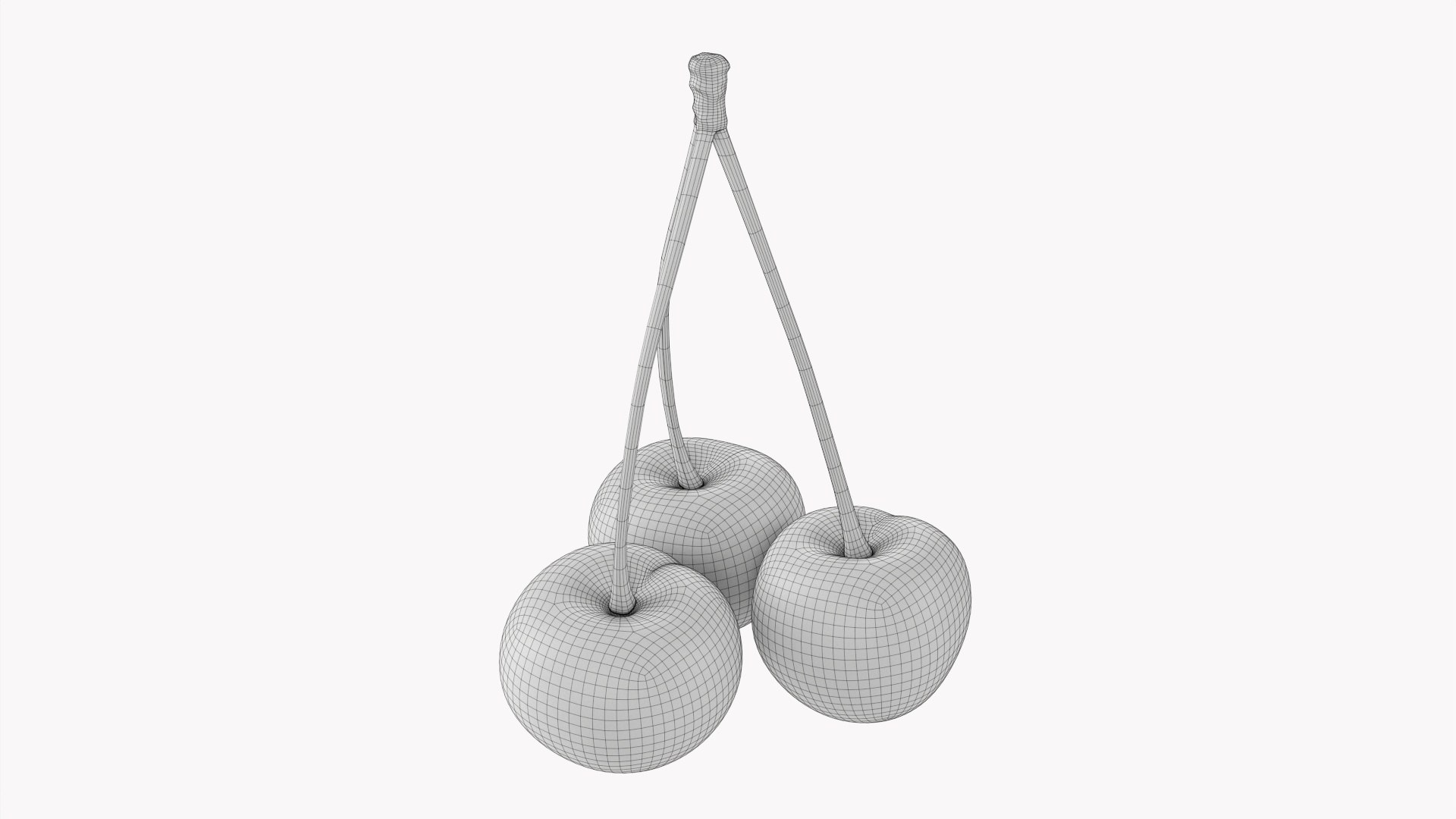 3D Cherry Triple - TurboSquid 1794145