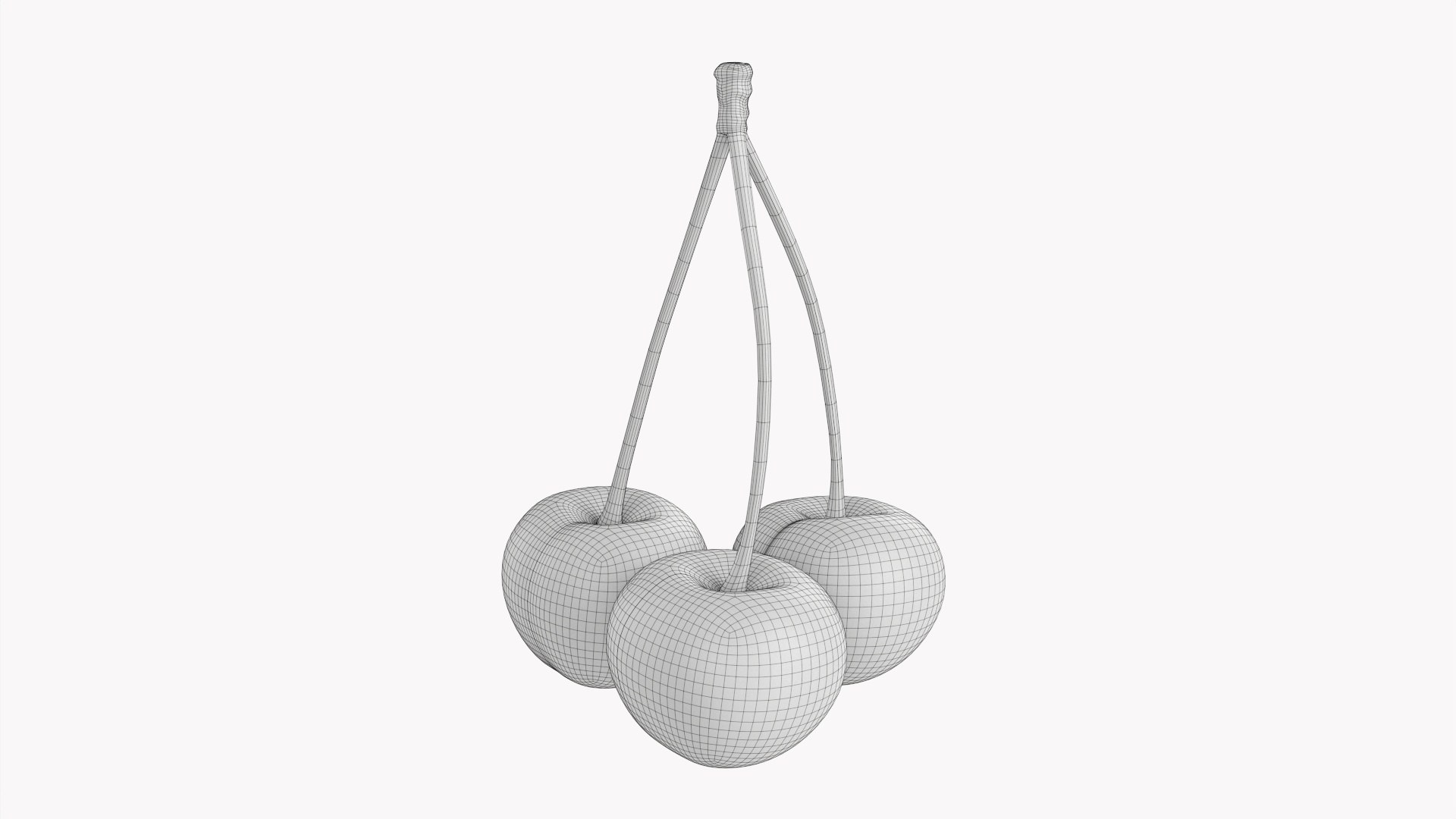 3D Cherry Triple - TurboSquid 1794145