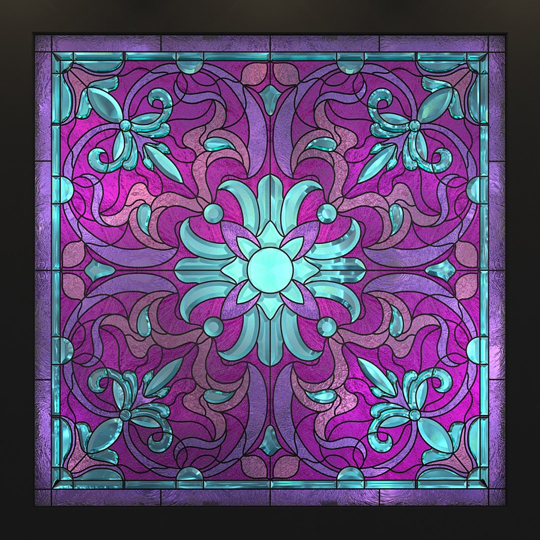 Stained Glass 3d Model