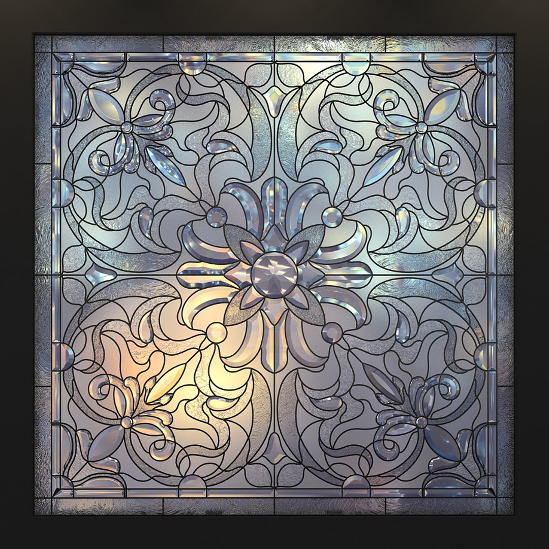 Stained Glass 3d Model