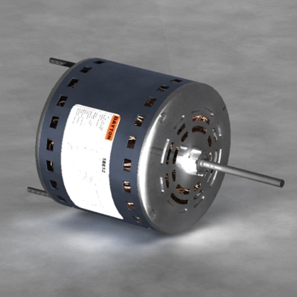 3d model direct drive blower motor