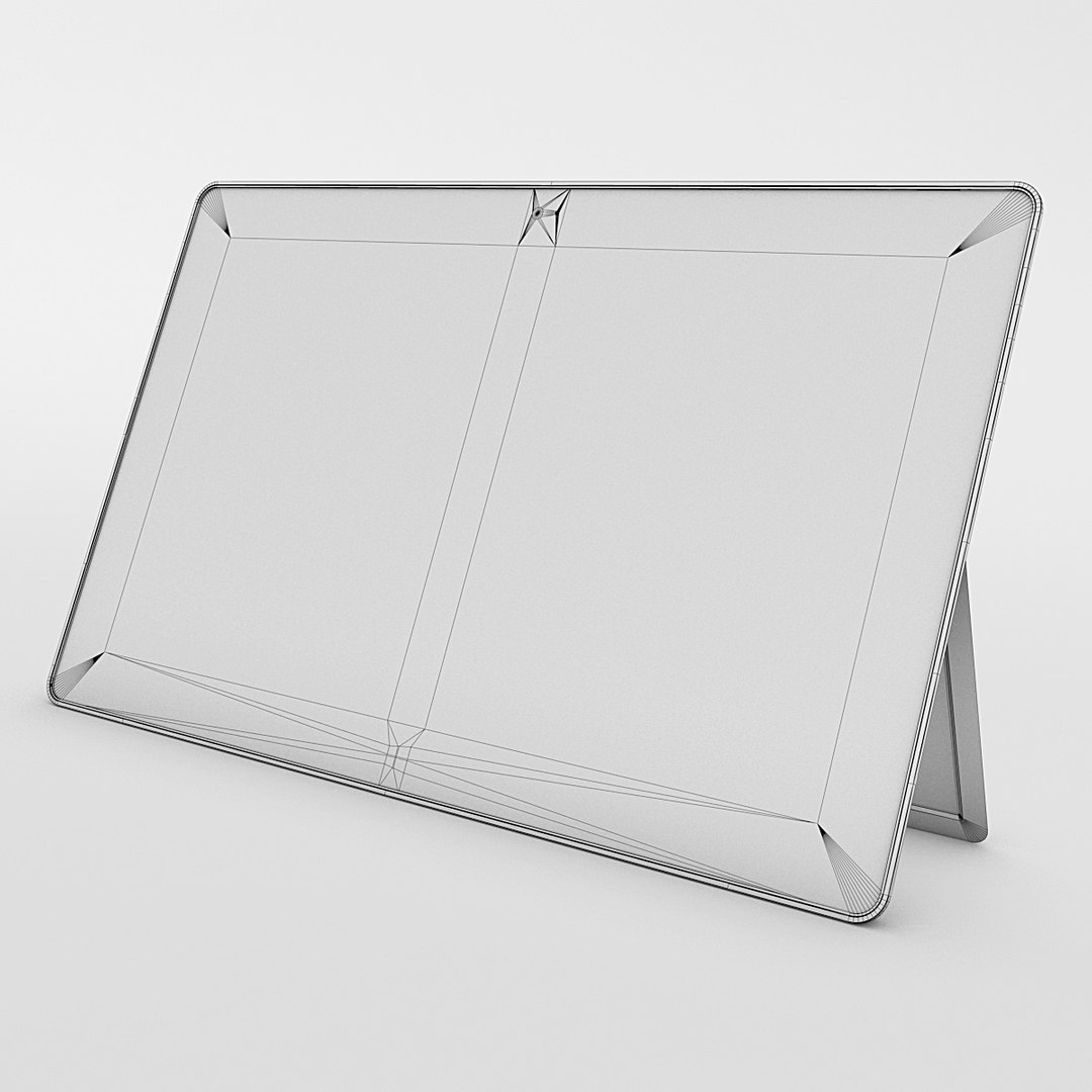3d Photorealistic Microsoft Surface