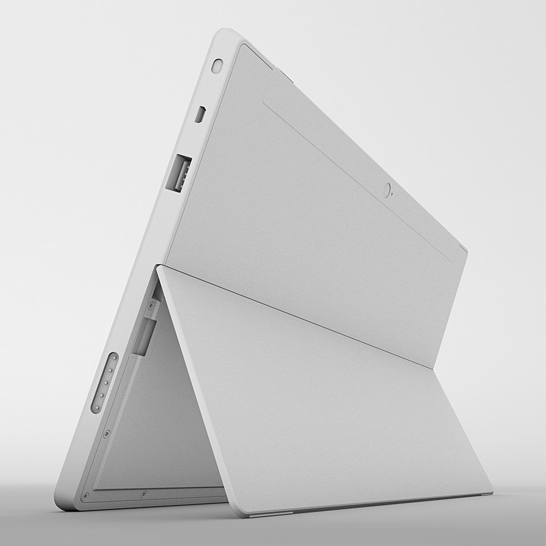 3d Photorealistic Microsoft Surface