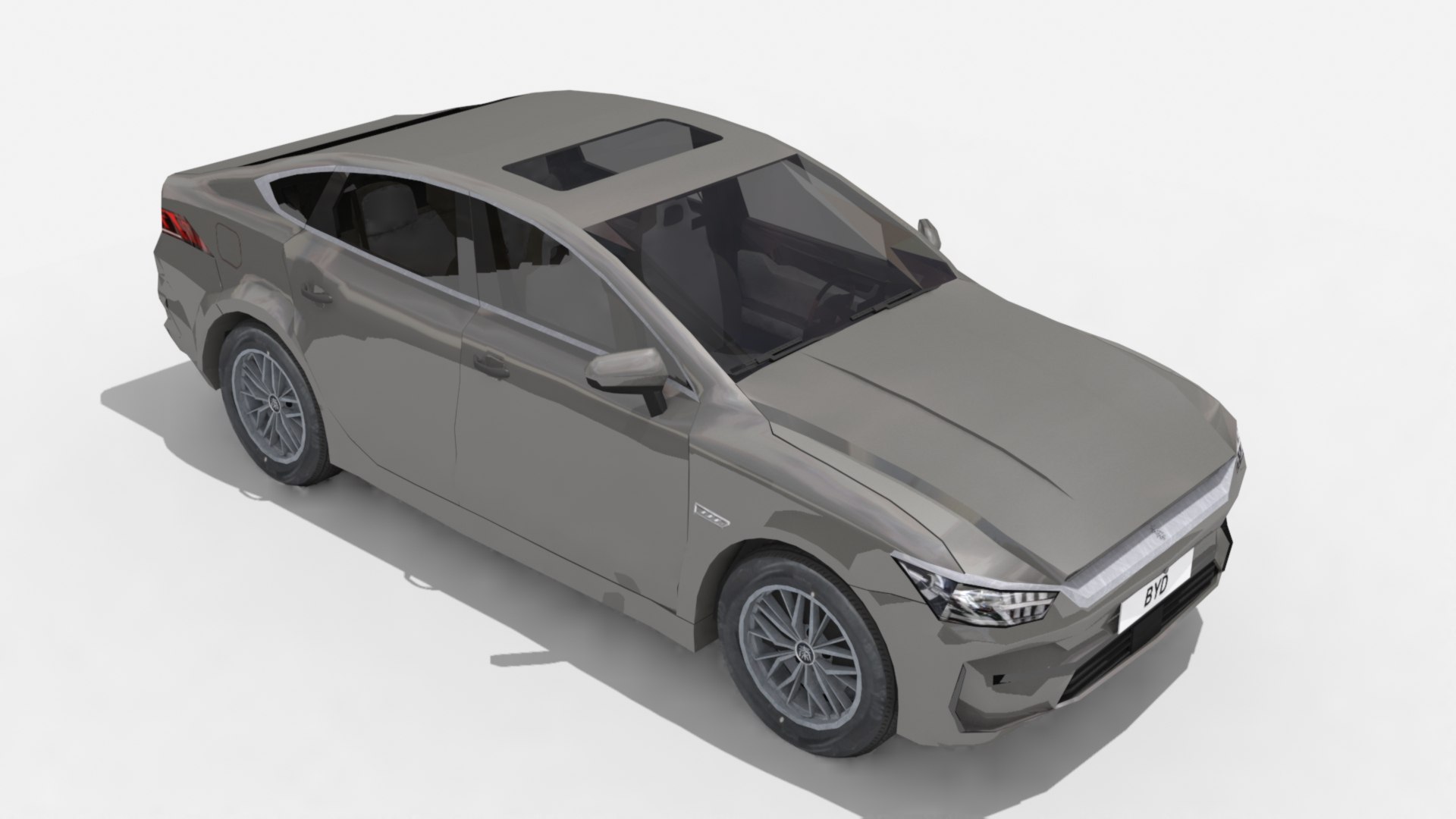 3D BYD QIN Plus EV 2023 With Interior - TurboSquid 2179468