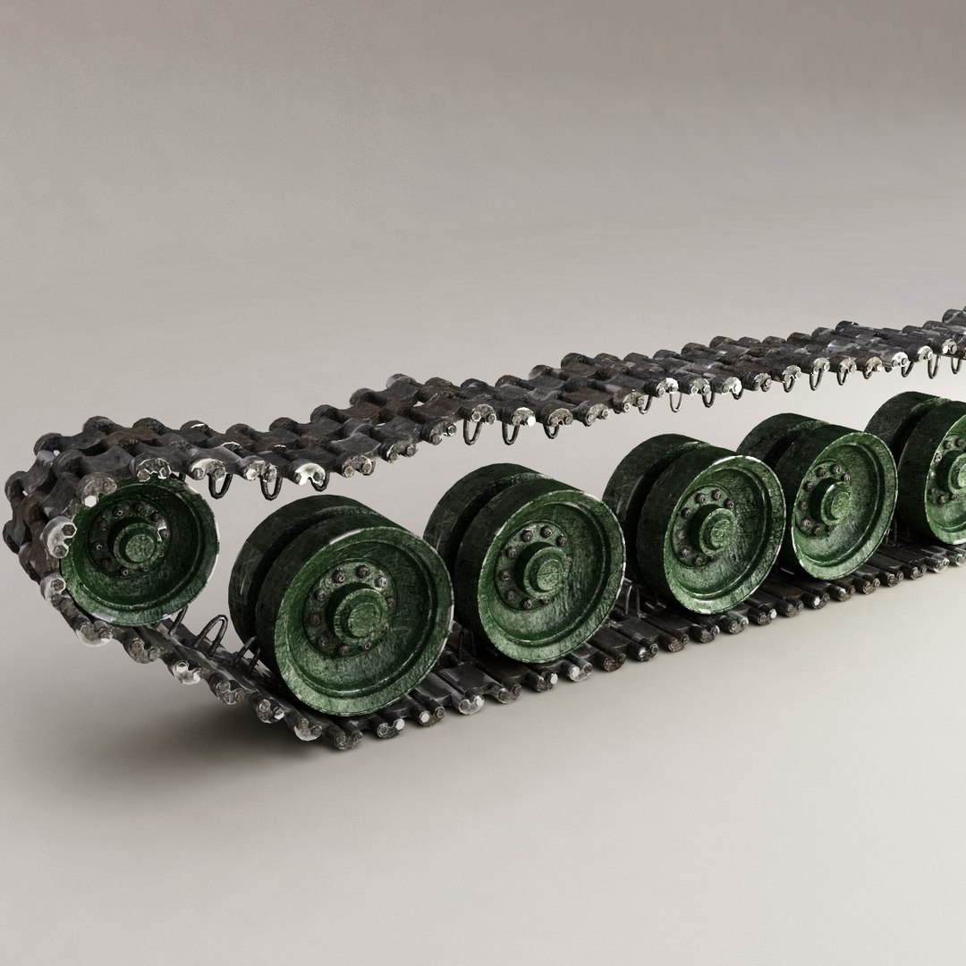 Tank Tracks 3d Model