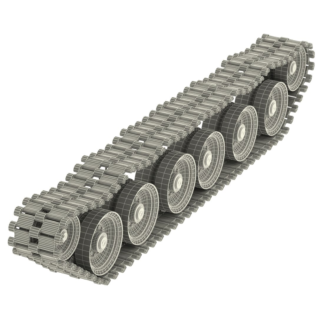 Tank Tracks 3d Model