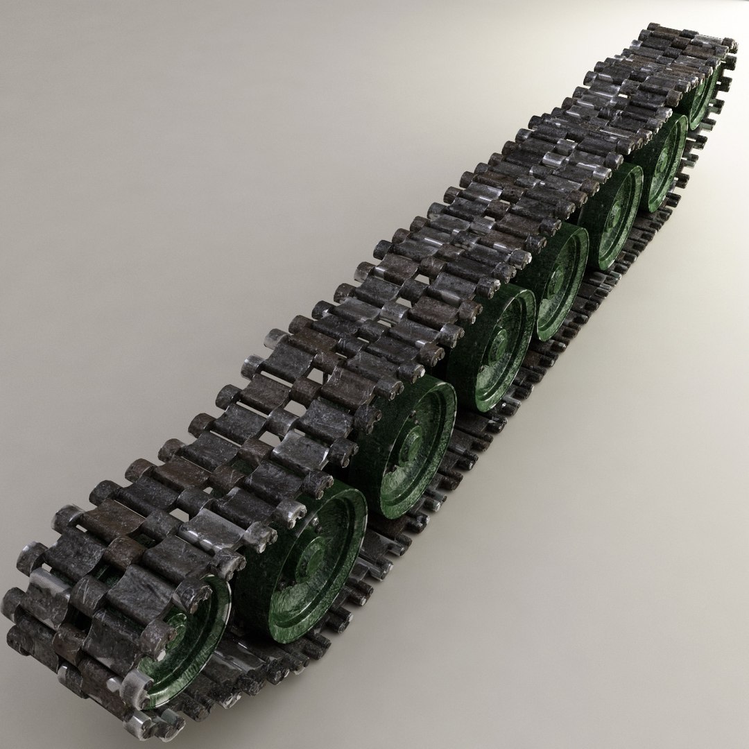 Tank Tracks 3d Model