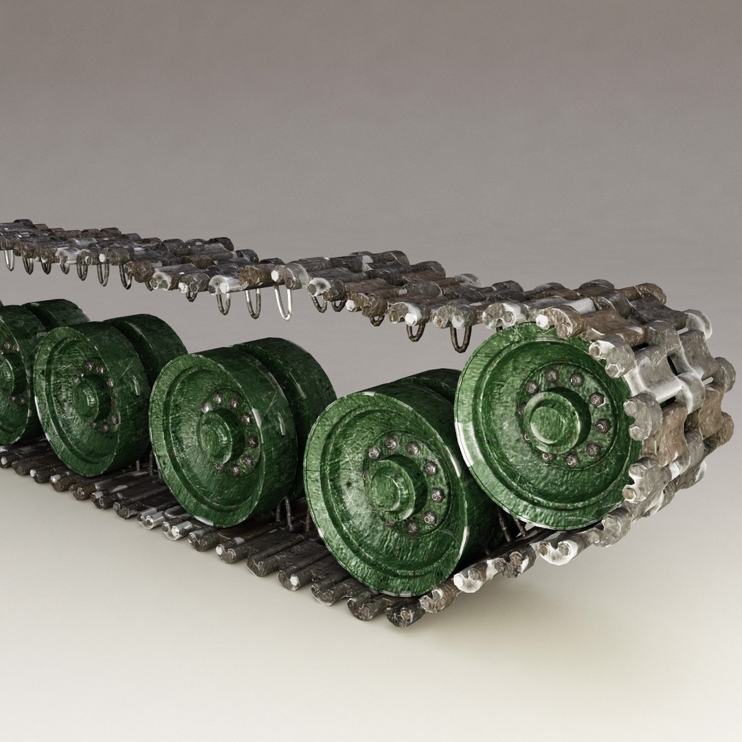Tank Tracks 3d Model