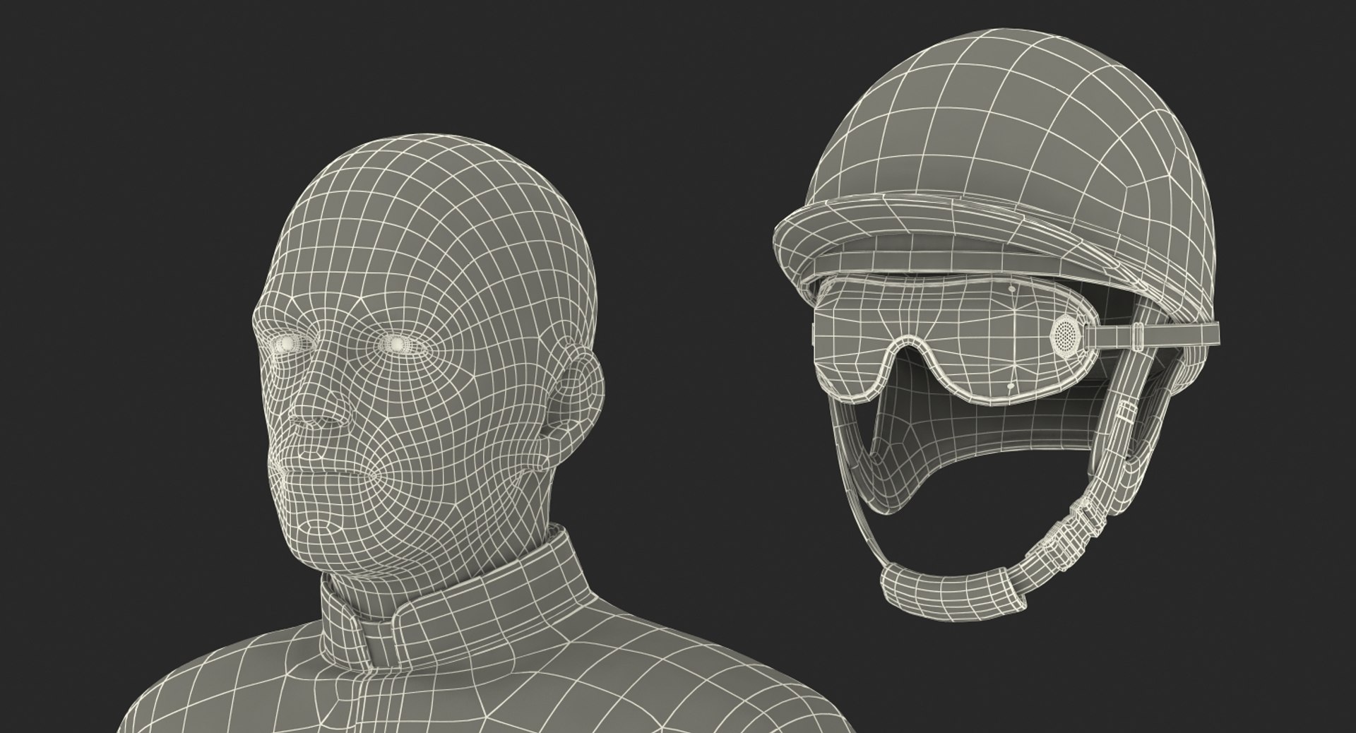 3D horse racing jockey standing - TurboSquid 1288592