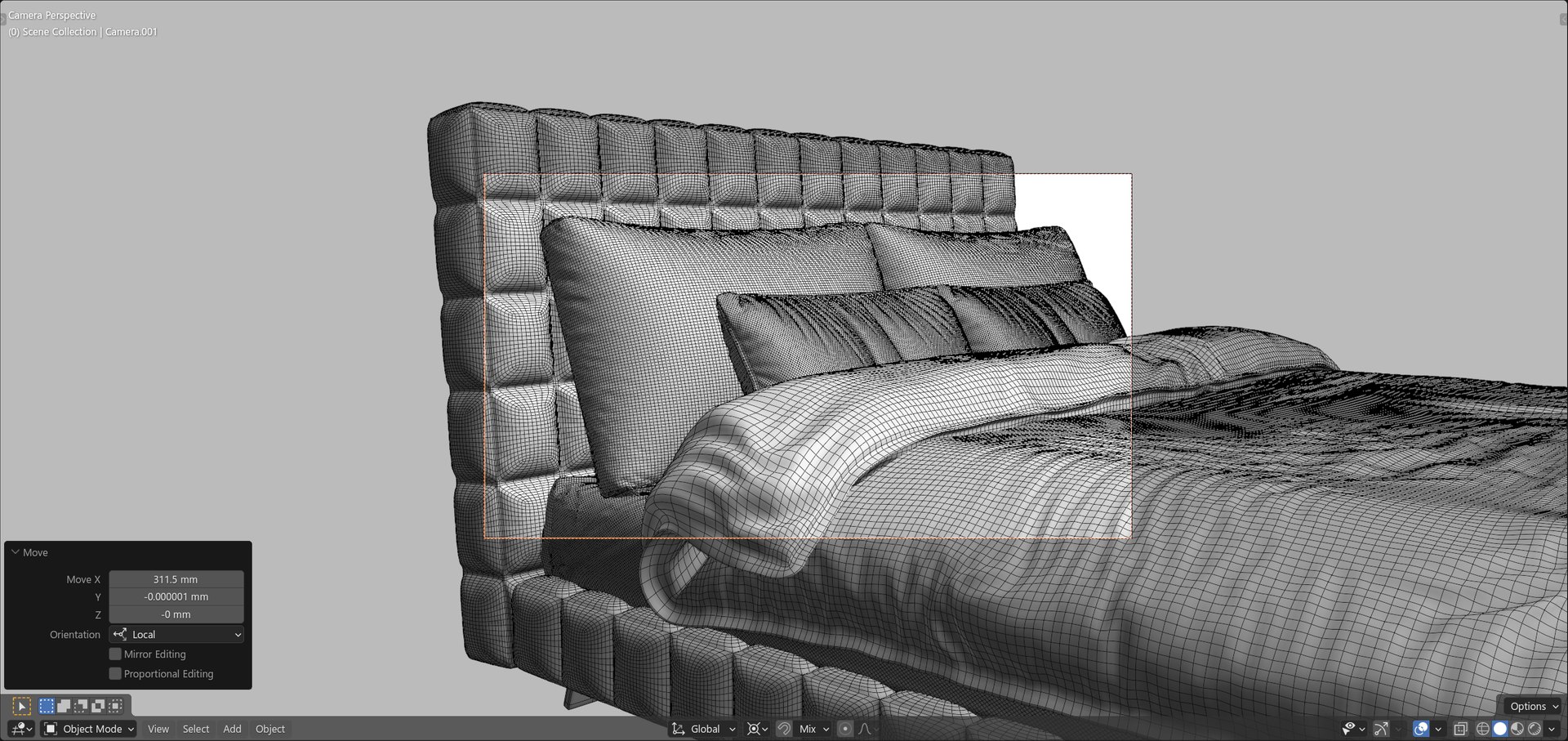 Twiggy Bed By Minotti 3D Model - TurboSquid 2174411