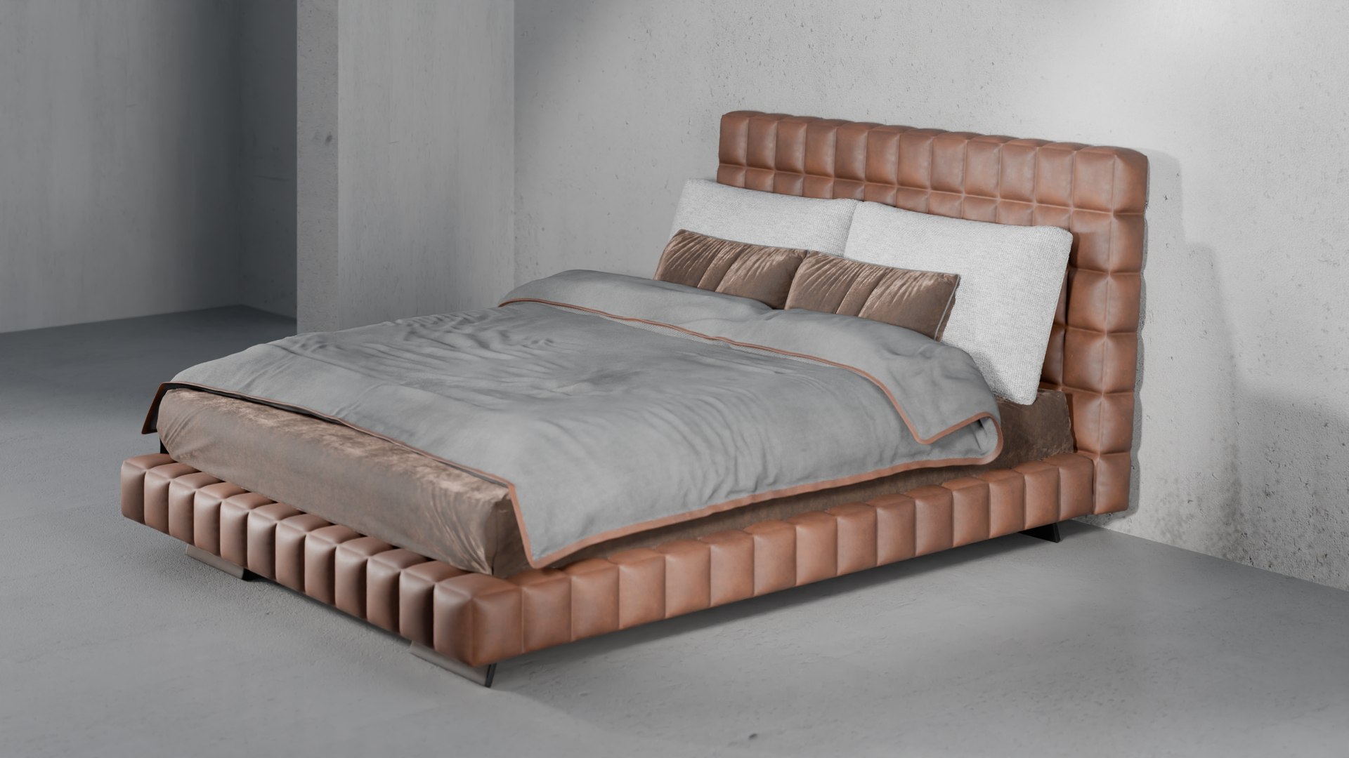 Twiggy Bed By Minotti 3D Model - TurboSquid 2174411