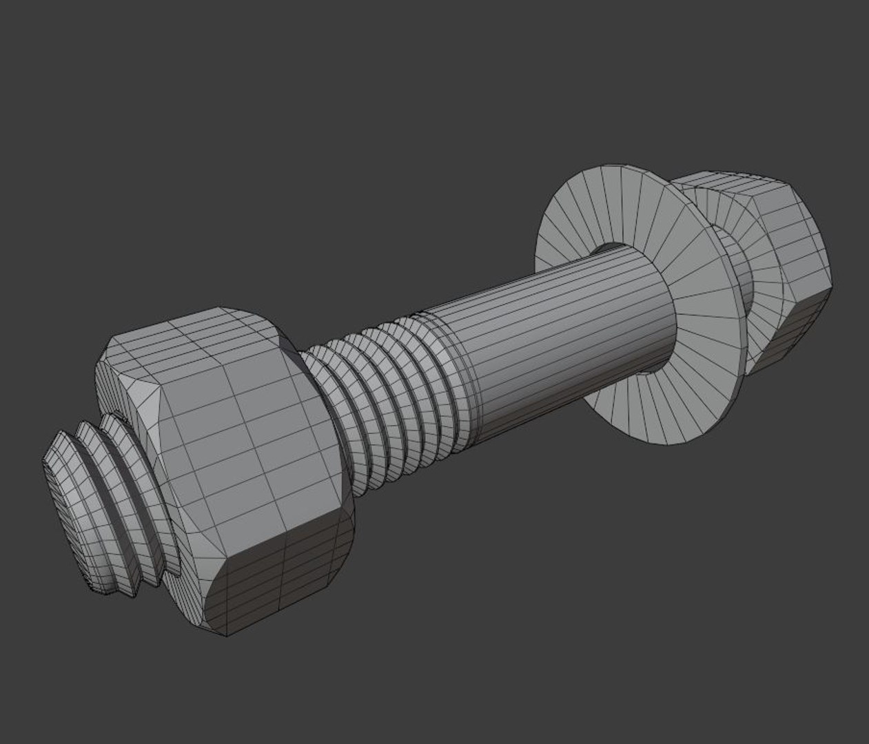 Nuts Bolts 3D Model - TurboSquid 1606283