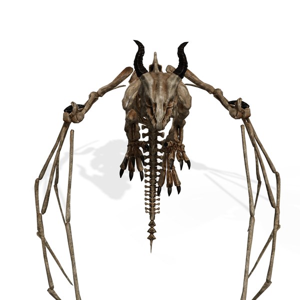 modelo 3d FLYING SKELETON DRAGON - TurboSquid 2111513
