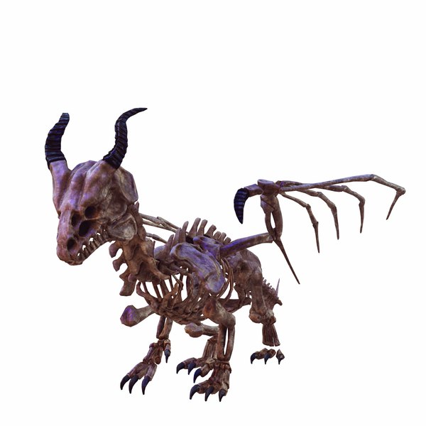 modelo 3d FLYING SKELETON DRAGON - TurboSquid 2111513