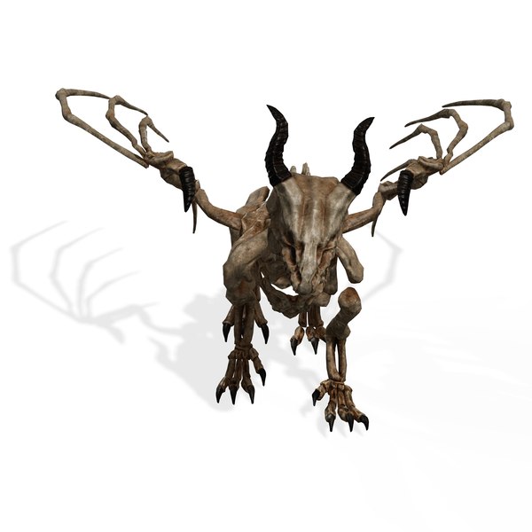 modelo 3d FLYING SKELETON DRAGON - TurboSquid 2111513