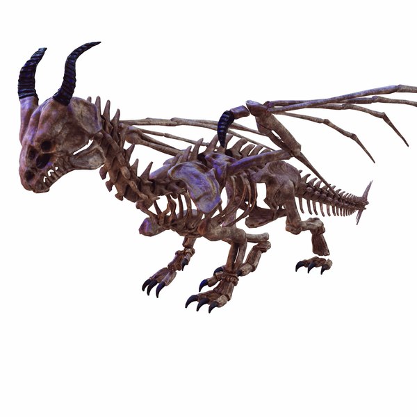 modelo 3d FLYING SKELETON DRAGON - TurboSquid 2111513