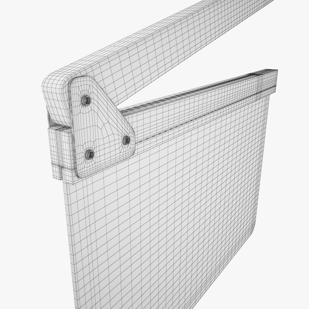 3D Clapper Board - TurboSquid 1461377