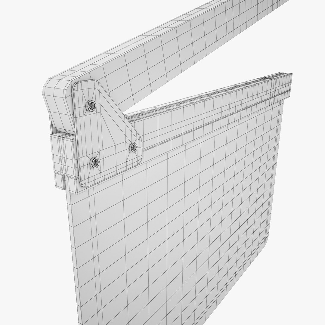 3D Clapper Board - TurboSquid 1461377