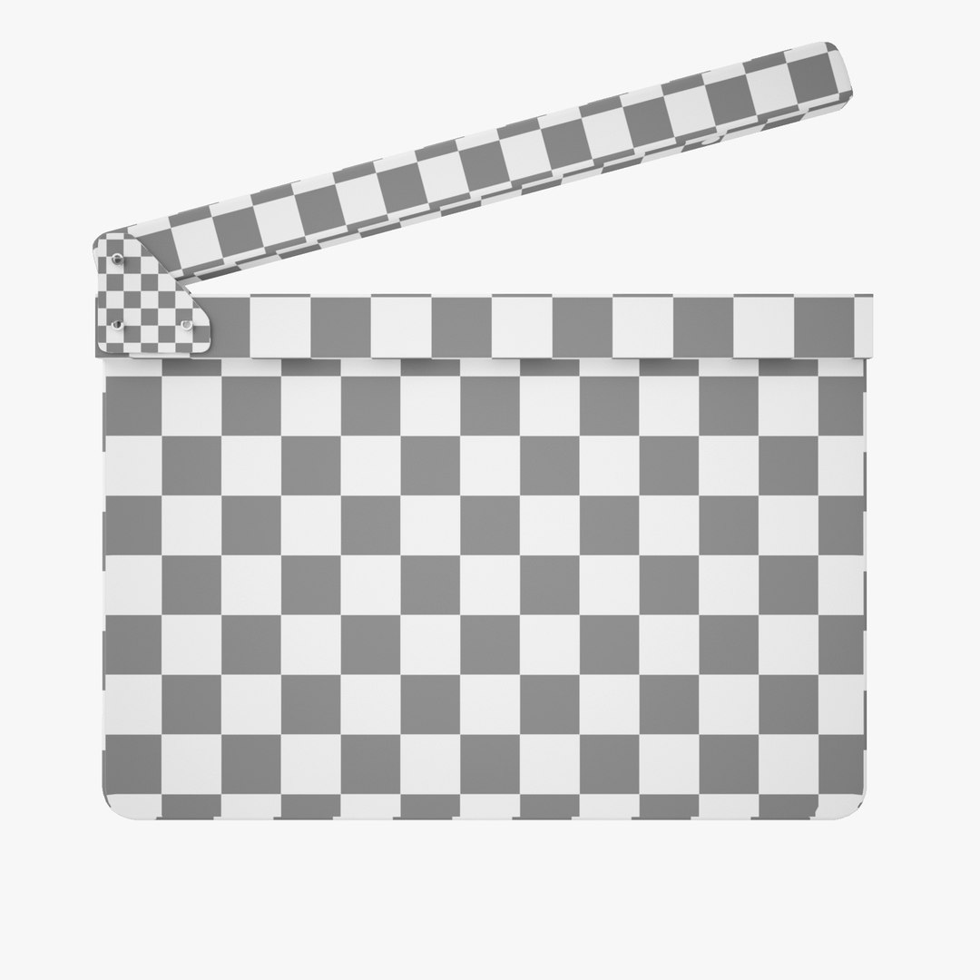 3D Clapper Board - TurboSquid 1461377
