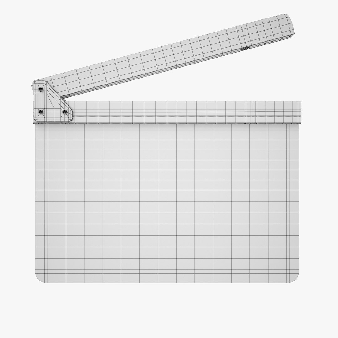 3D Clapper Board - TurboSquid 1461377