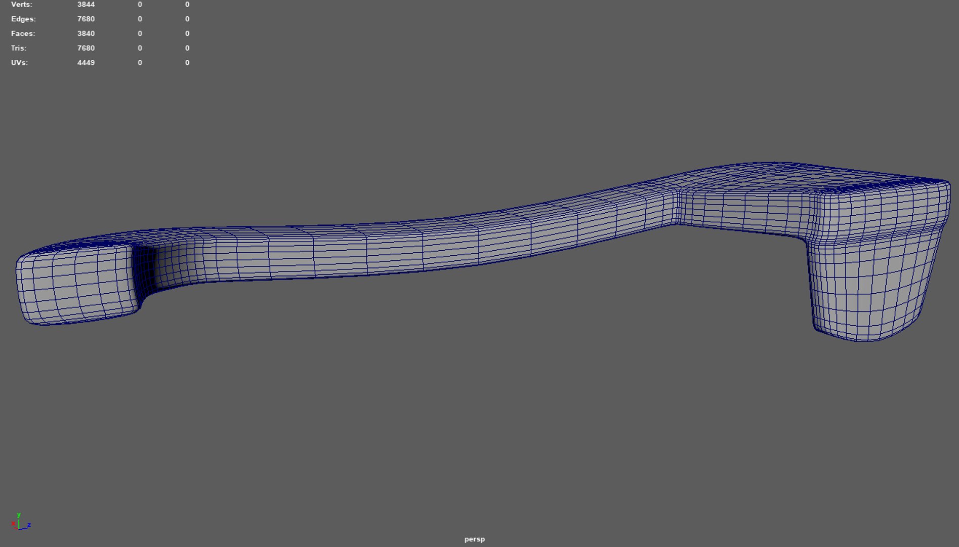 Car Door Handle 05 3D - TurboSquid 2196872