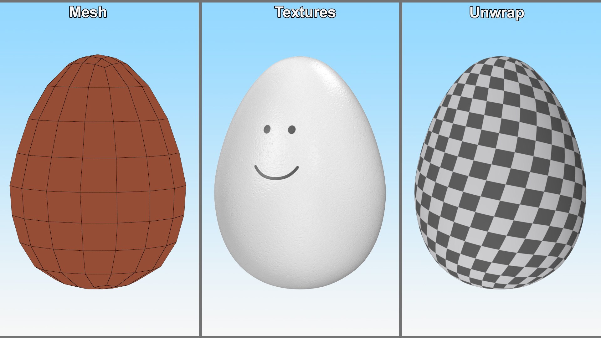 Egg Smiley Face Model - TurboSquid 2220945
