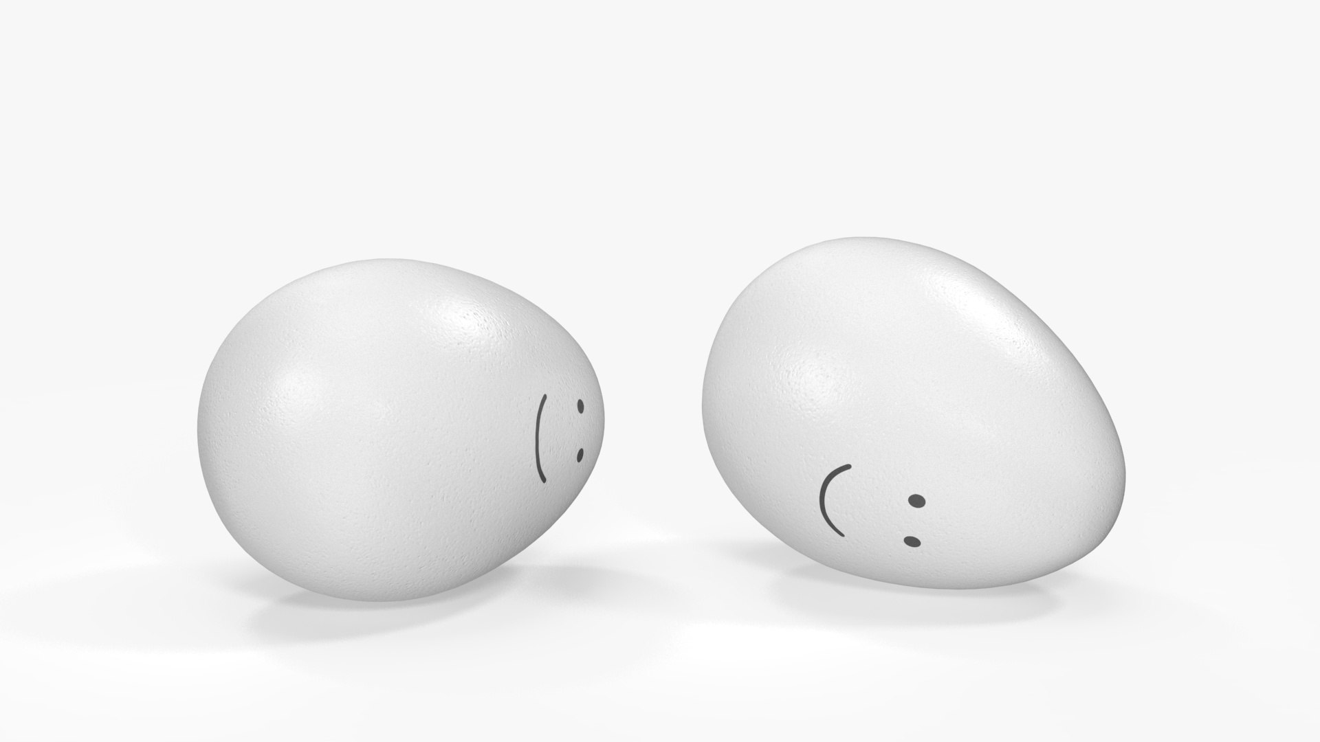 Egg Smiley Face Model - TurboSquid 2220945