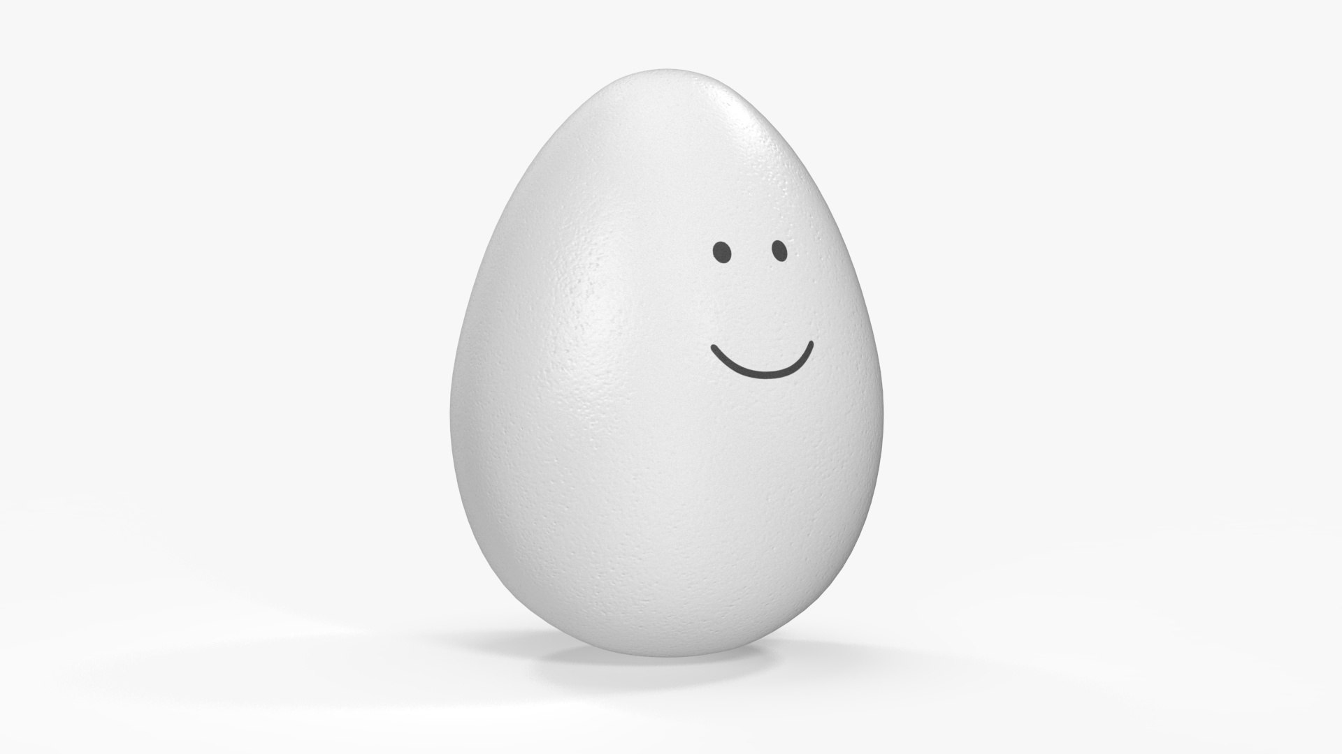 Egg Smiley Face Model - TurboSquid 2220945