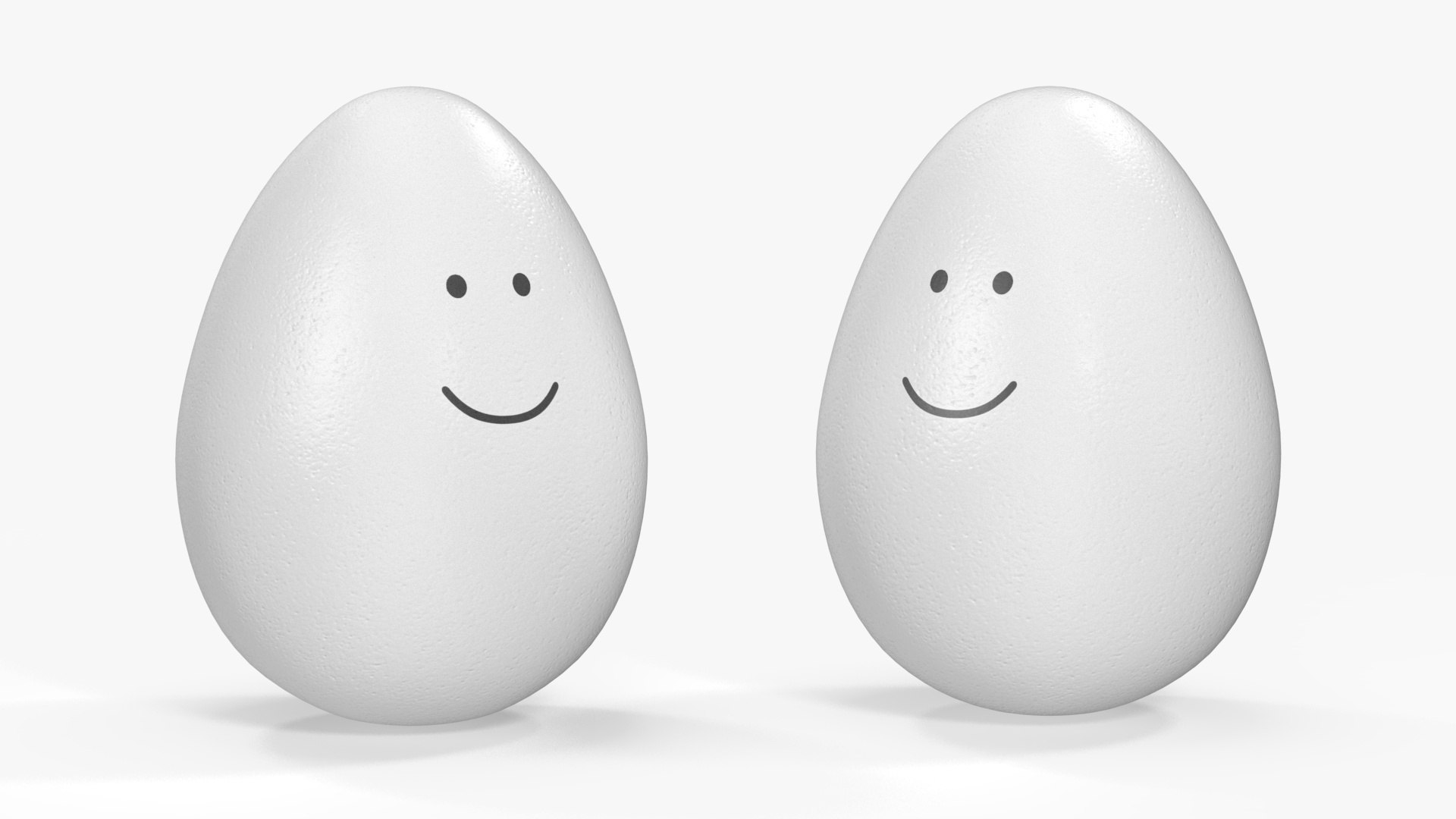 Egg Smiley Face Model - TurboSquid 2220945