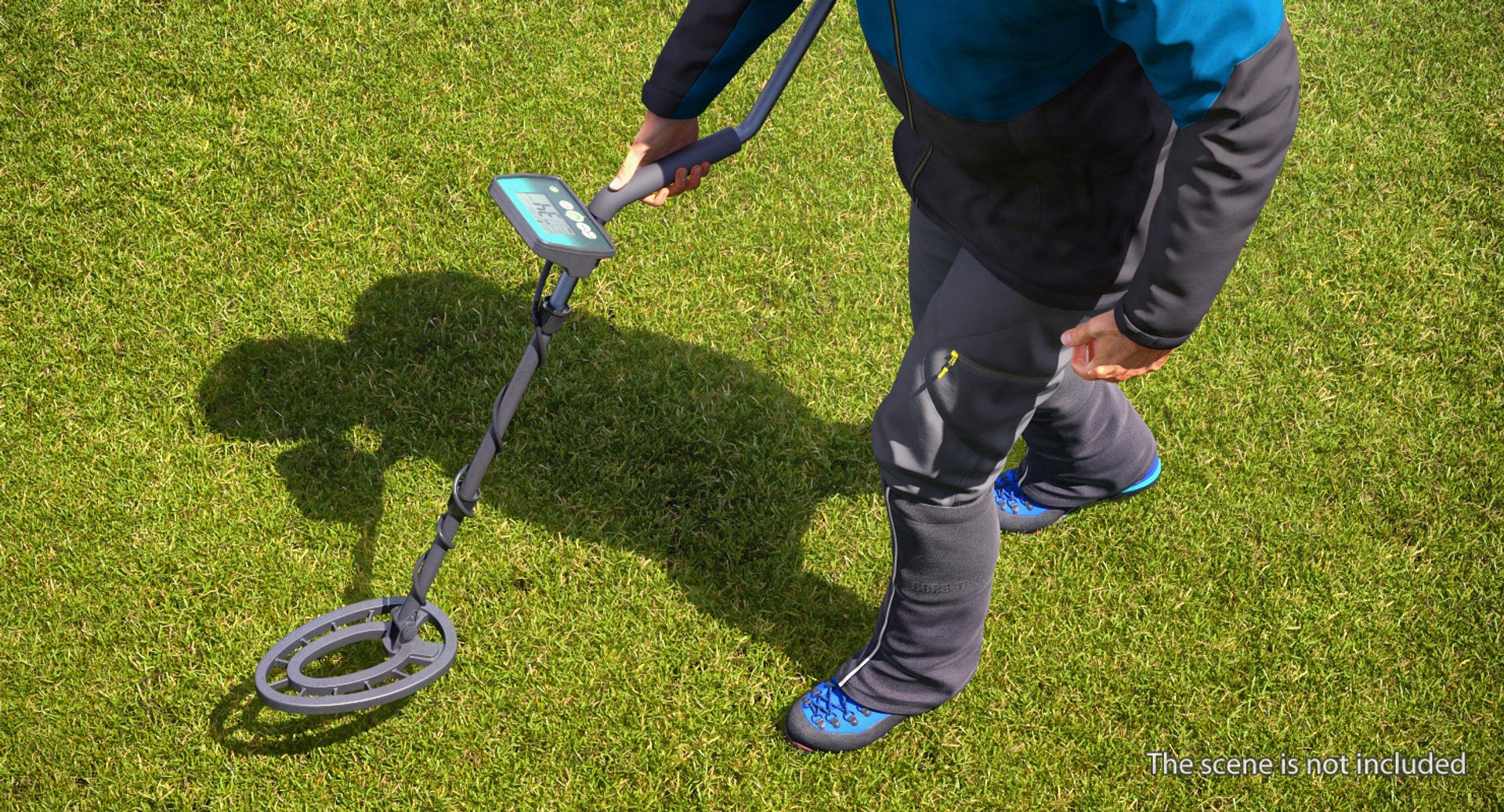 3D Man Metal Detector Rigged Model - TurboSquid 1290333