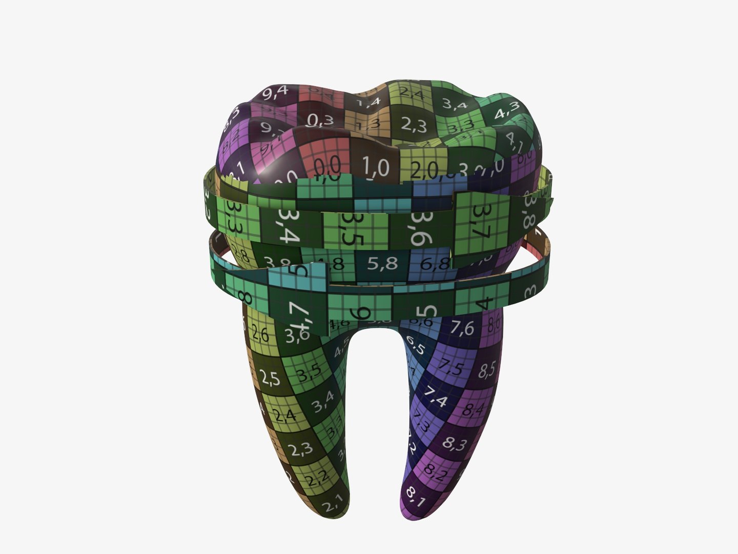 3D Tooth Molar Arrow - TurboSquid 1474481