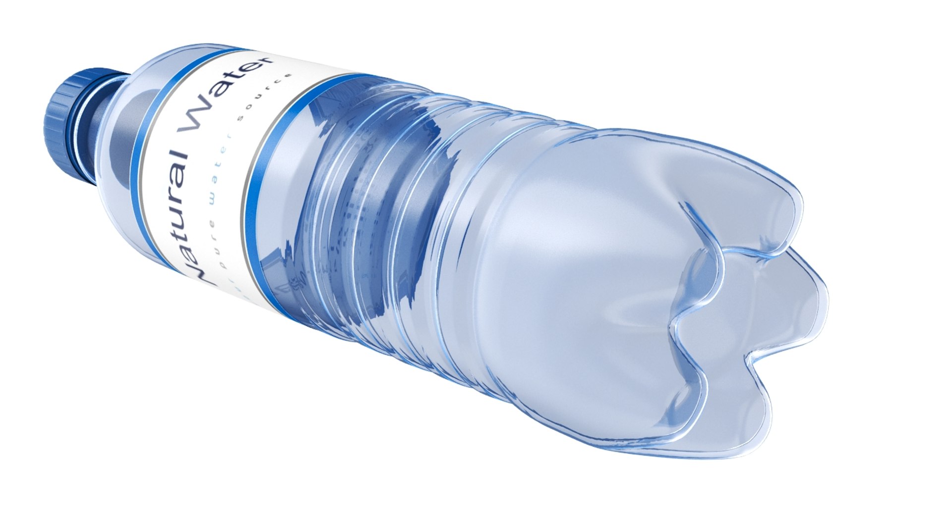 3D Real Water Bottle - TurboSquid 1375571