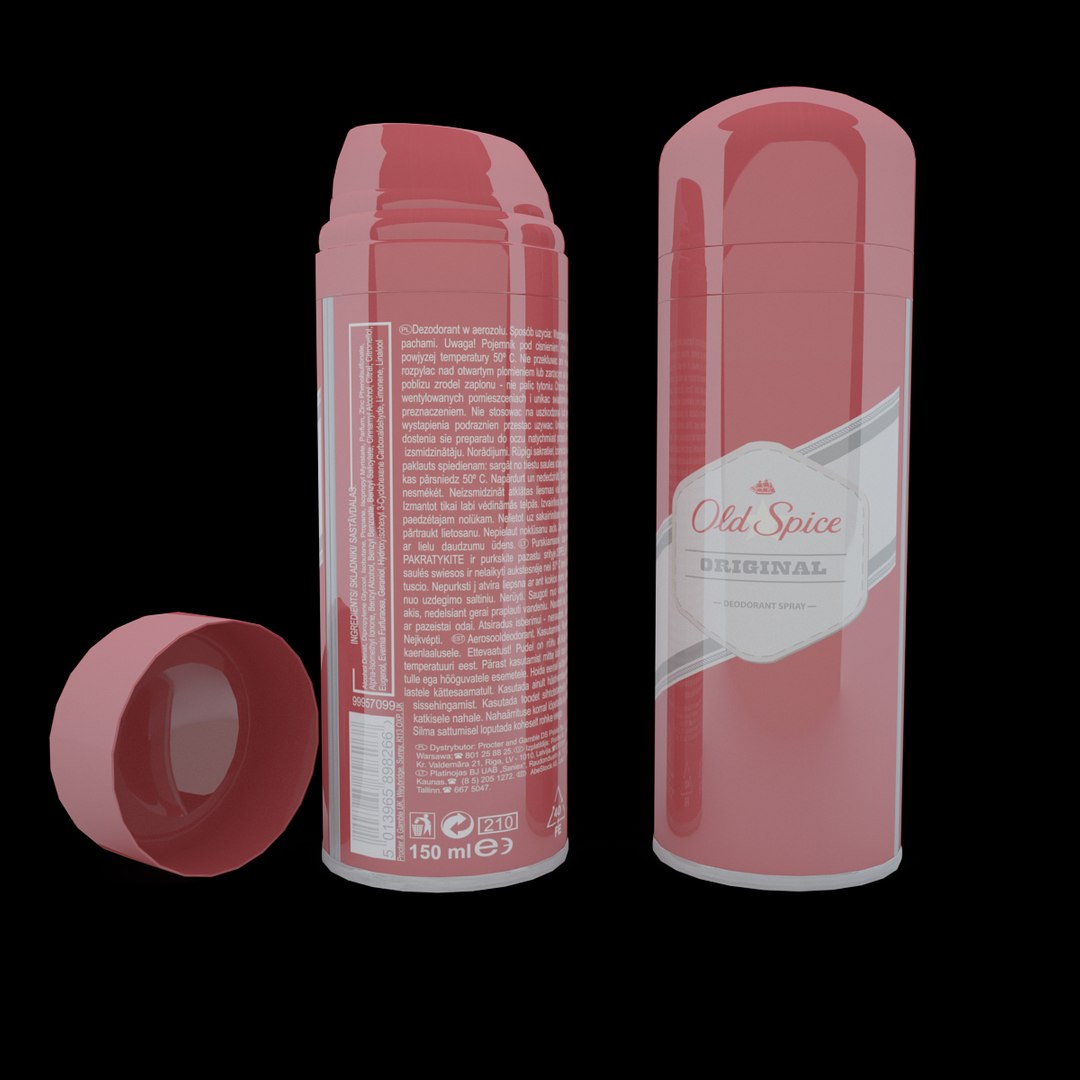 3d Model Of Old Spice Original