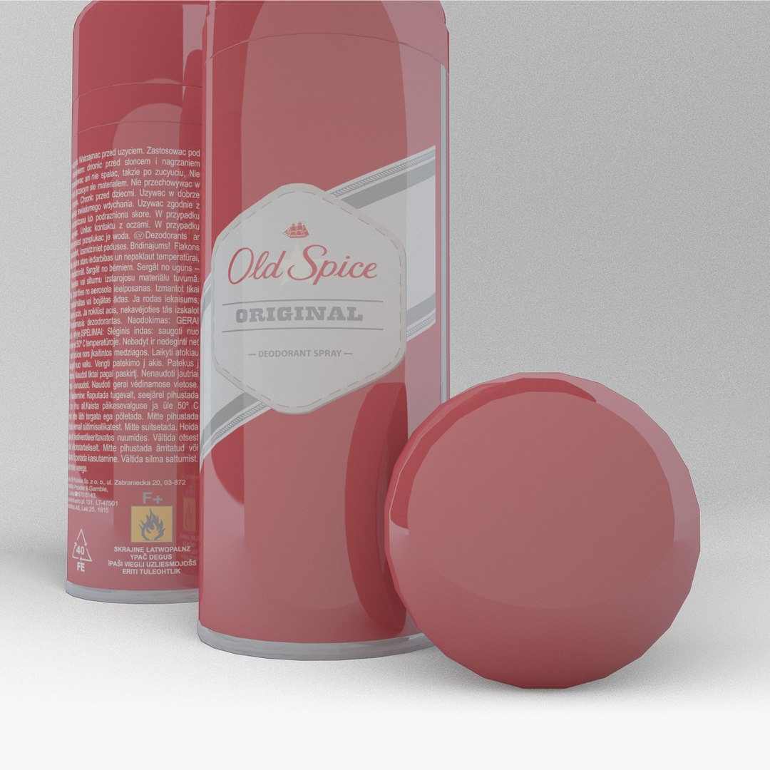 3d Model Of Old Spice Original