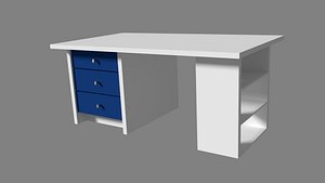 Free Blender Desk Models | TurboSquid